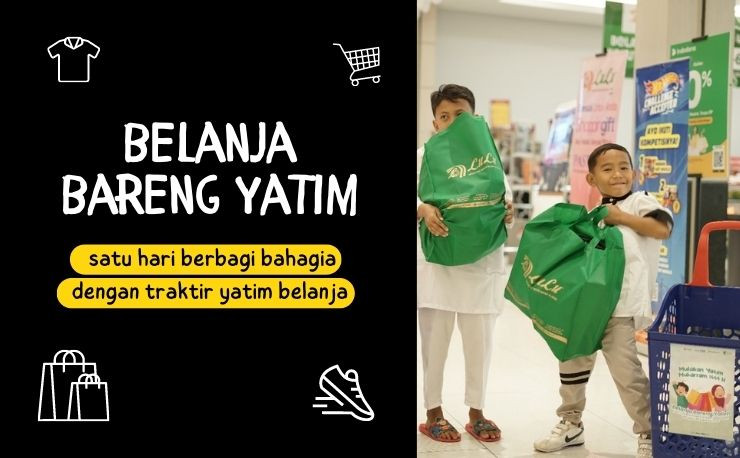 Belanja Bareng Yatim Bersama Adi